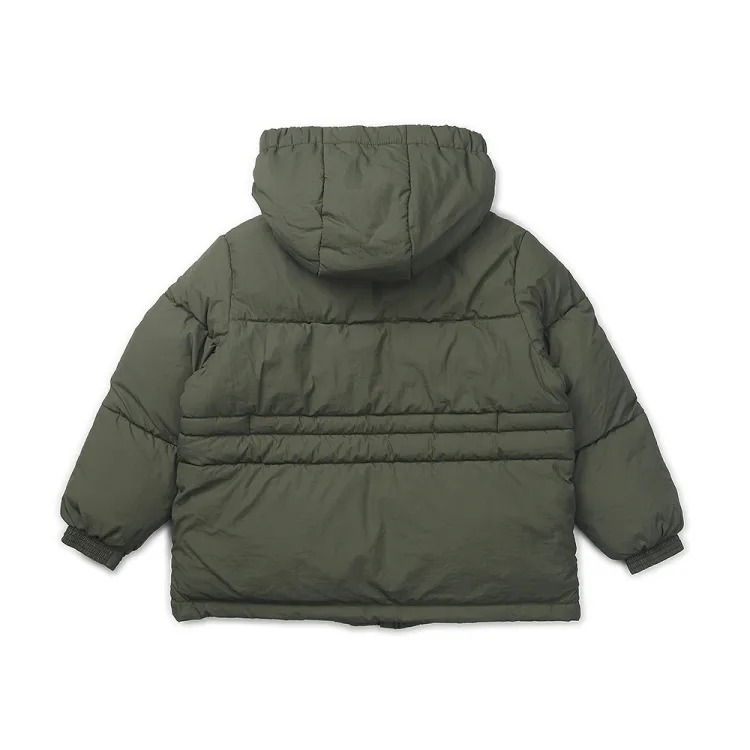 【wynken】LOGO標誌單色蓬鬆鋪棉連帽外套-兩色選 | little ground official website | 台灣官方網站 ...