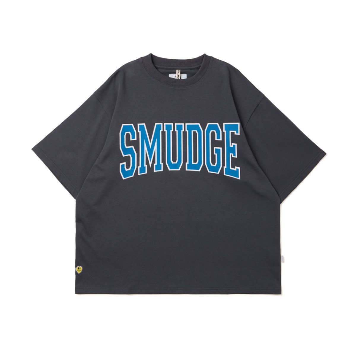Grey Varsity SMUDGE Tee | SMUDGEstore官方購物網站