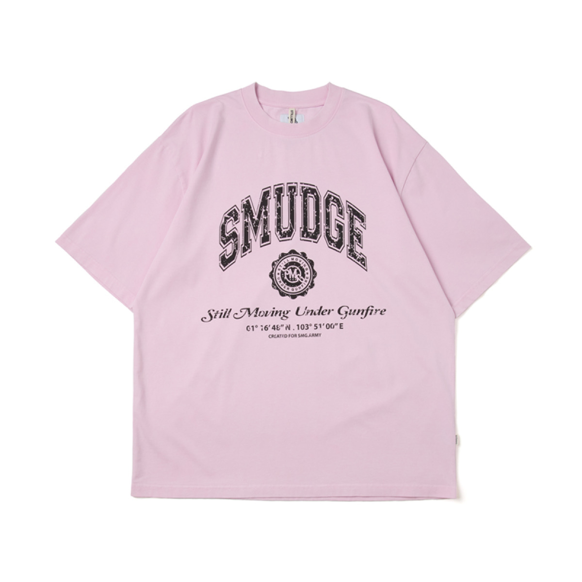 Pink Washed SMUDGE Graphic Tee | SMUDGEstore官方購物網站