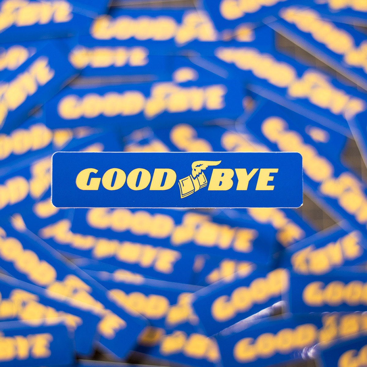 Sticker - goodbye | Junkstone®