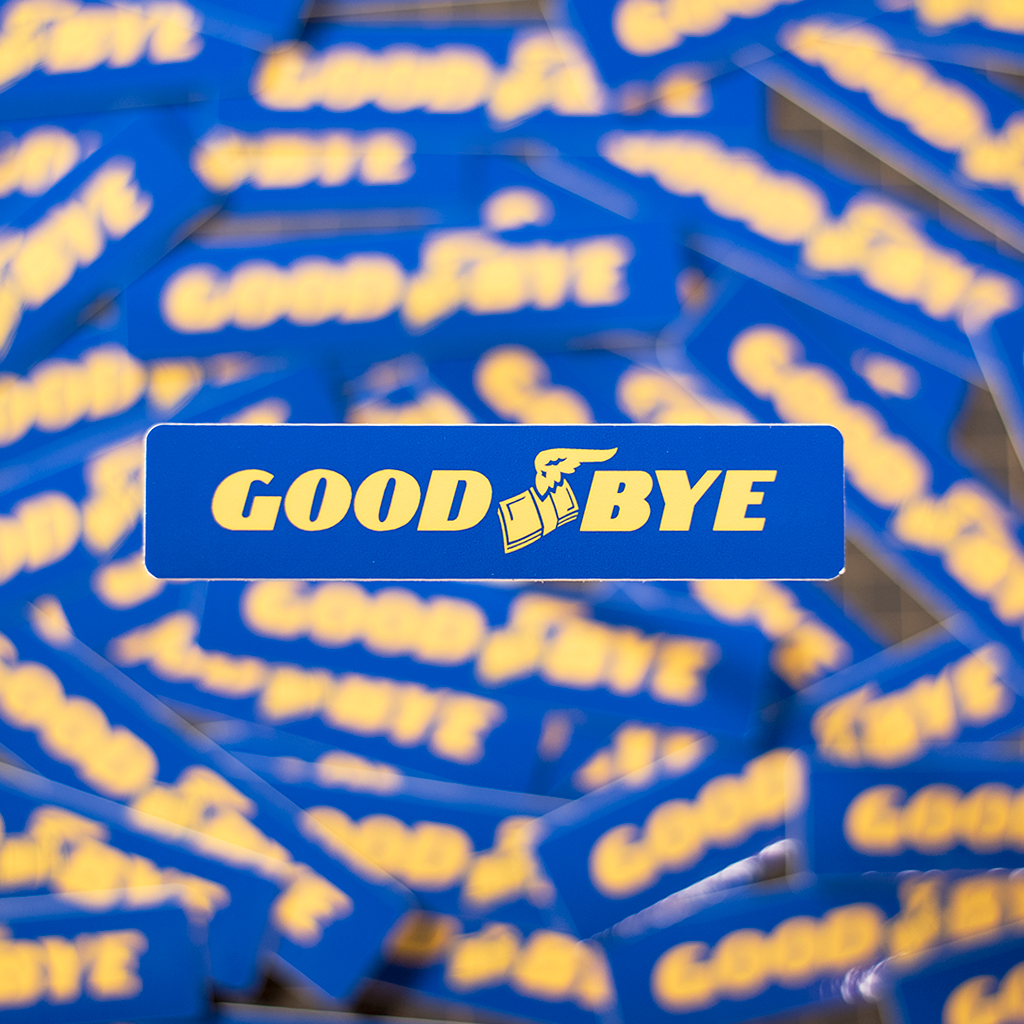 Sticker - goodbye | Junkstone®